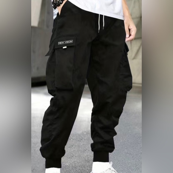 Pants | Mens Drawstring Waist Cargo Pants | Poshmark